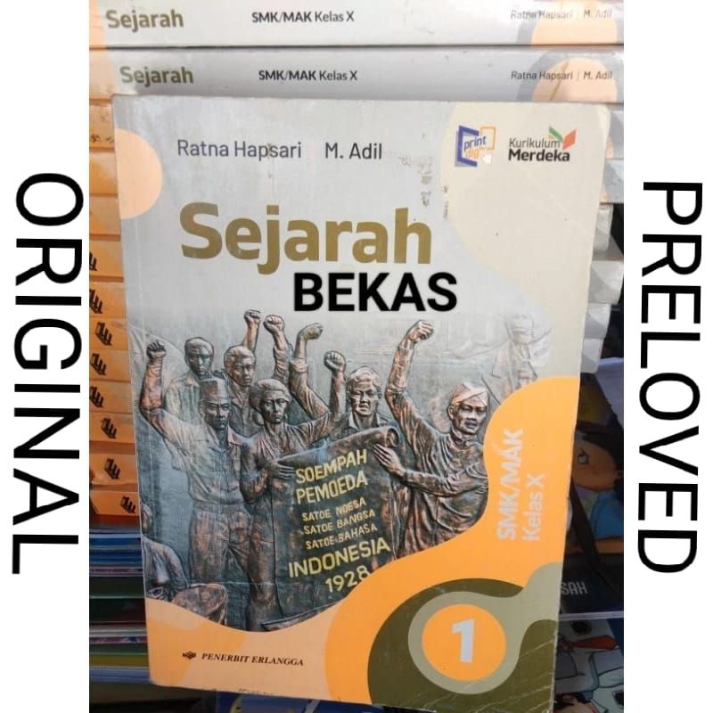 Jual Buku Sejarah Kelas X 10 1 SMK MAK Penerbit Erlangga Kurikulum Merdeka - Ratna Hapsari ...