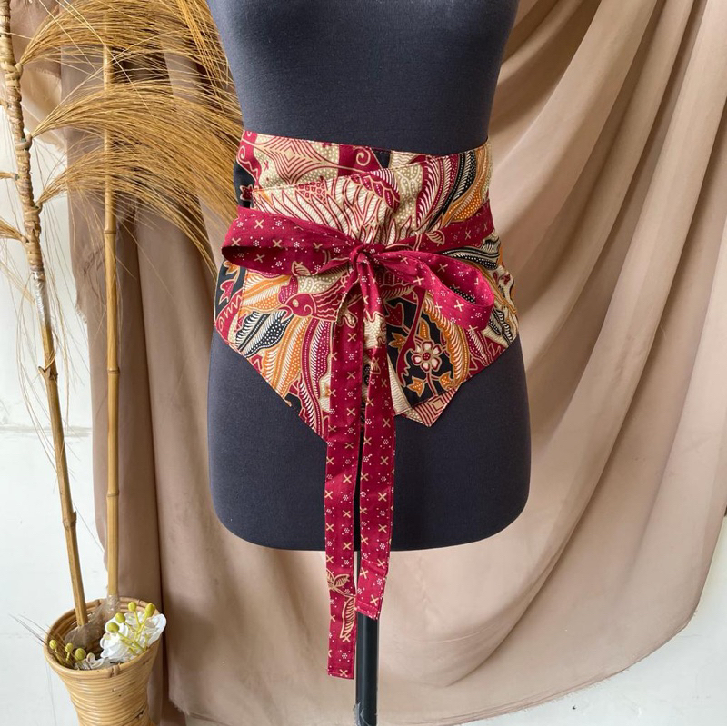 Jual OBI BATIK BY AIIRIFORCLOTHING/obi belt/obi belt batik/obi belt ...