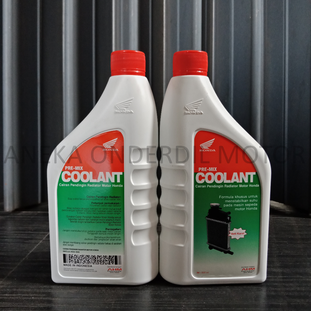 Jual Air Radiator Coolant 500ml 100% Original AHM | Shopee Indonesia