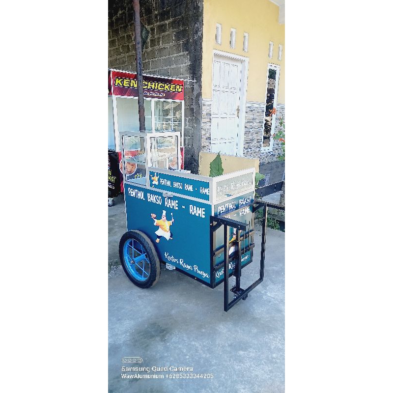 Jual Gerobak pentol plat galvanis | Shopee Indonesia