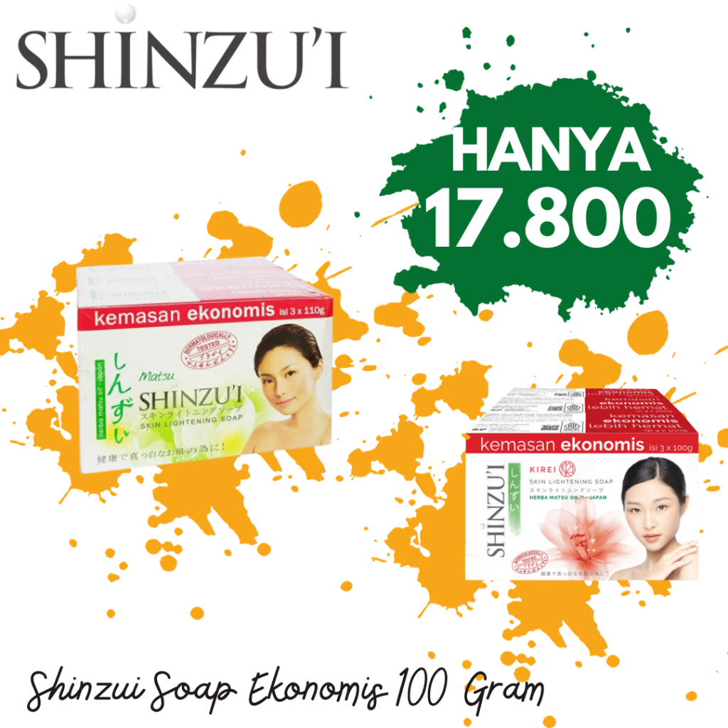 Jual ( Bundling Isi 3x100gr ) Shinzui Skin Lightening Soap - Sabun ...