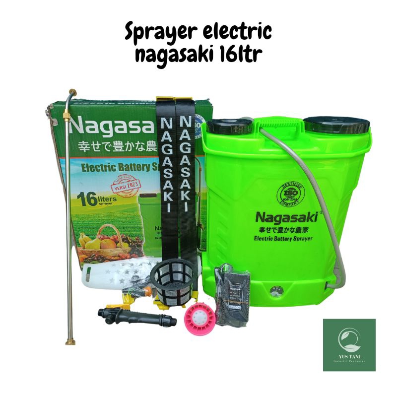 Jual Tangki Sprayer Electric NAGASAKI 16LTR Alat semprot Hama Otomatis ...