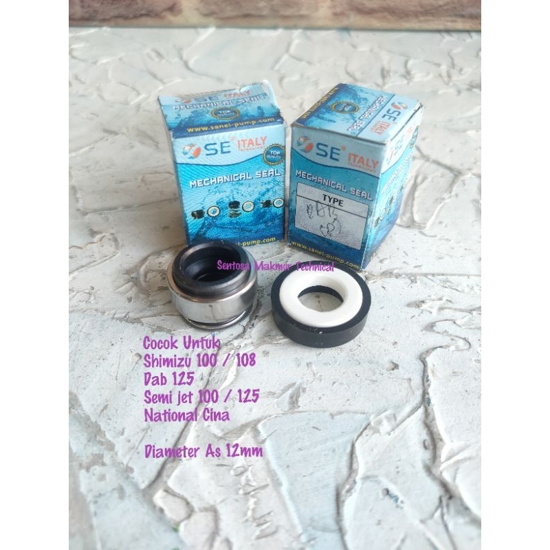 Jual DAB 125 / MS 12 Mechanical Seal Karet Mekanik Pompa Air | Shopee Indonesia