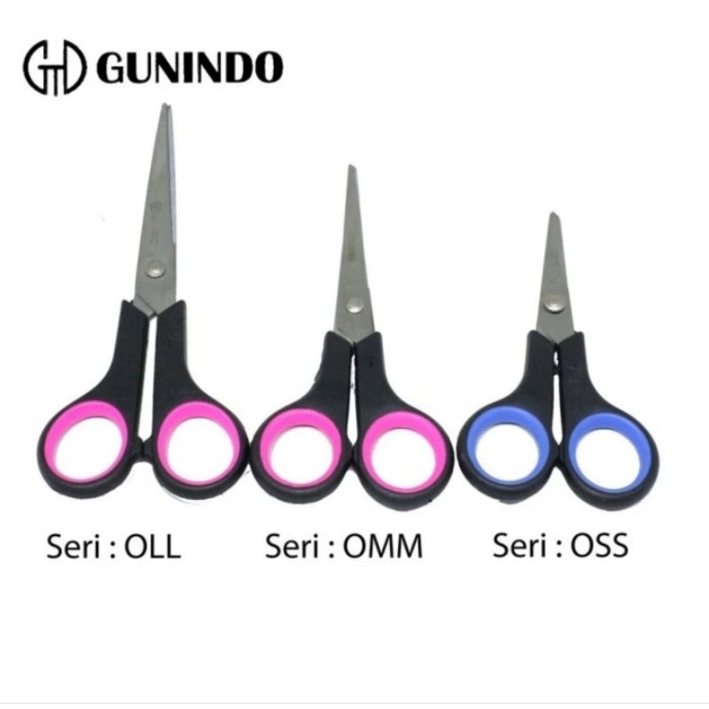 Jual Gunindo OSS OMM OLL Gunting Stainless Pemotong Kertas Scissors ...