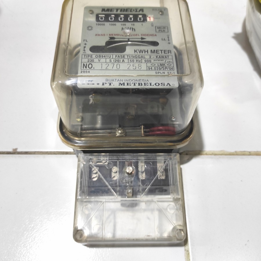 Jual SINTE kWh Meter Listrik PLN 1P Meteran Pembanding 1 Phase Kos ...