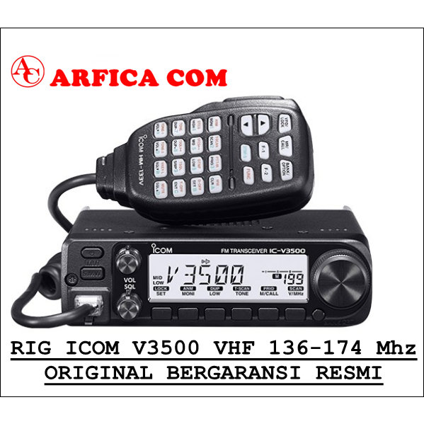 Jual JUAL RADIO RIG ICOM IC-V3500 VHF ORIGINAL GARANSI RESMI ICOM IC ...