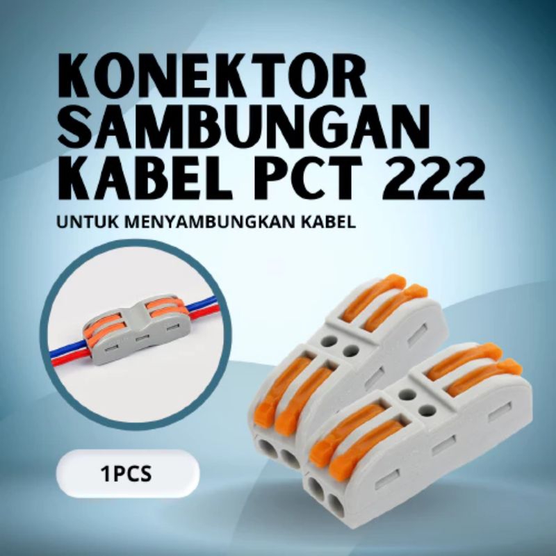Jual TERMINAL PENYAMBUNG KABEL LISTRIK 2 PIN WIRE CABLE CONNECTOR PCT ...