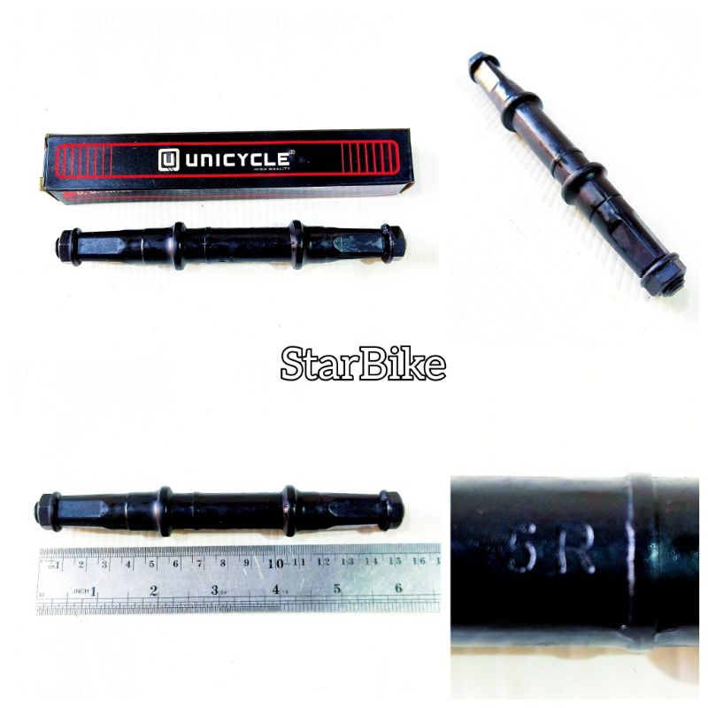 Jual As Tengah BB Axle 5R Cotterless Kotak Sepeda Mtb Mini Unicycle ...