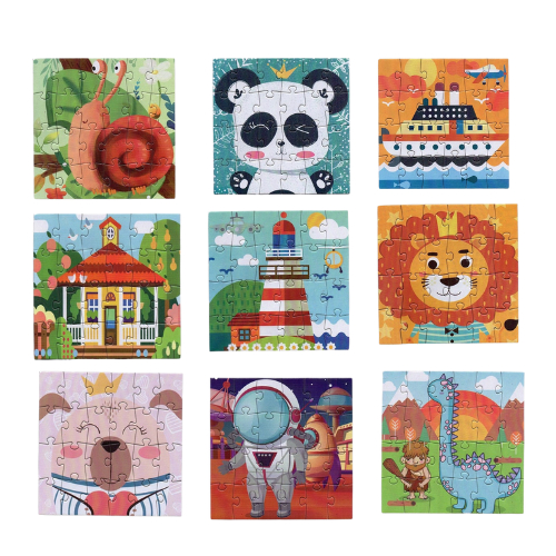 Jual Mainan Puzzle Karton Anak Mini Isi 24 Pcs | Shopee Indonesia