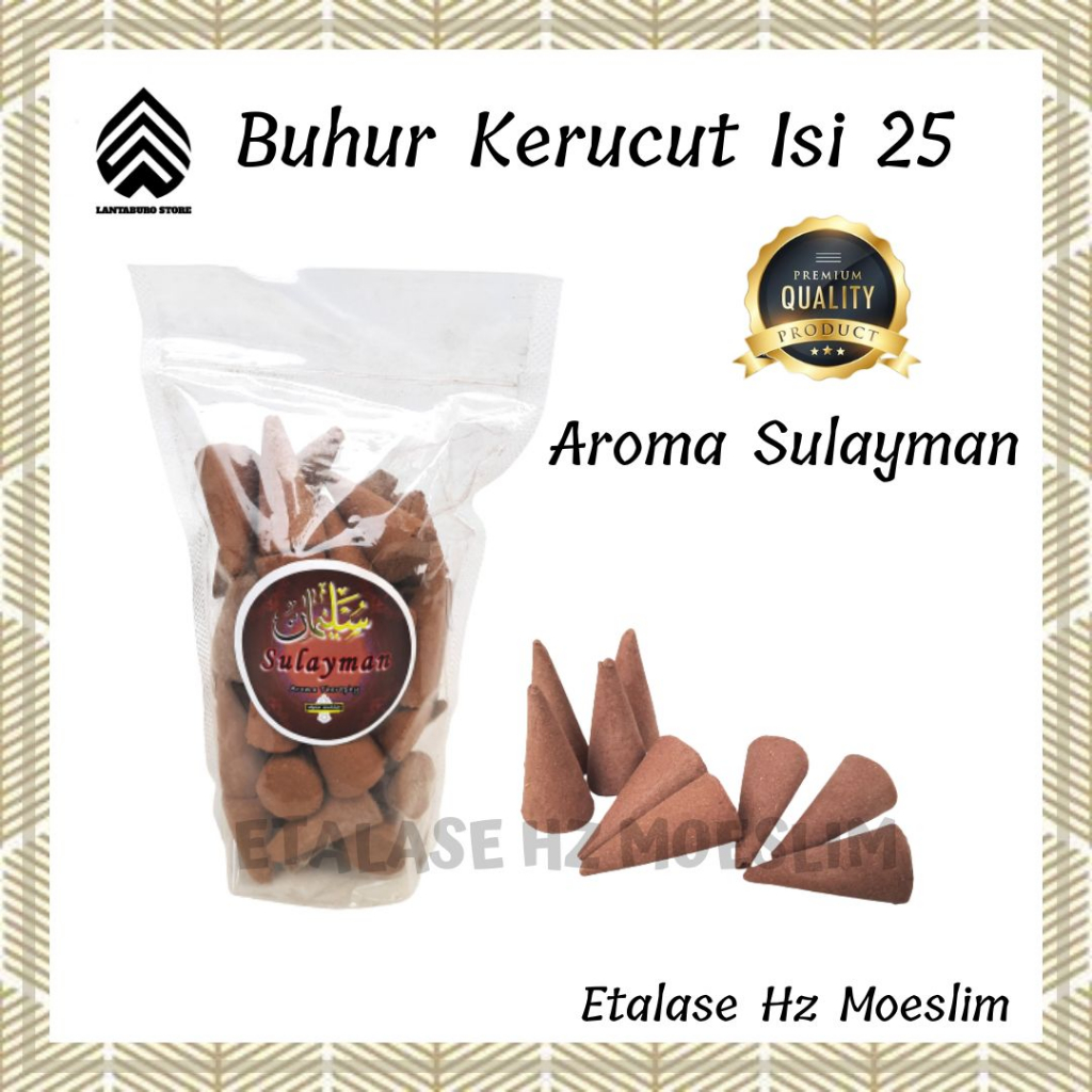 Jual Buhur Sulayman Bukhur Bakhor Dupa Gahru Kerucut Pengharum Ruangan ...