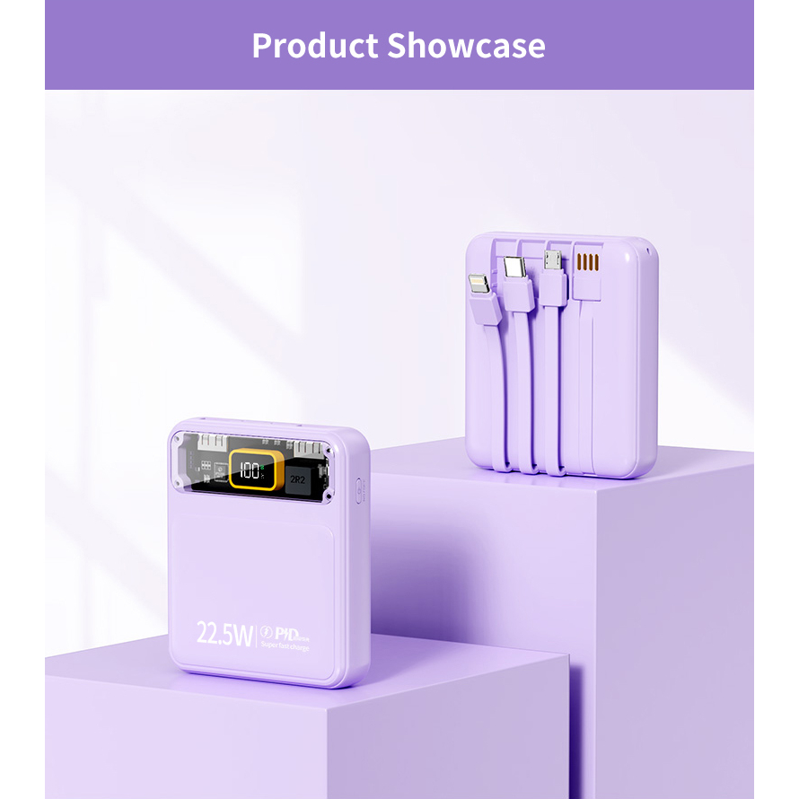 Jual SAGE Power Bank PB-501A 10000mAh Dual Input Port Type C & Micro ...