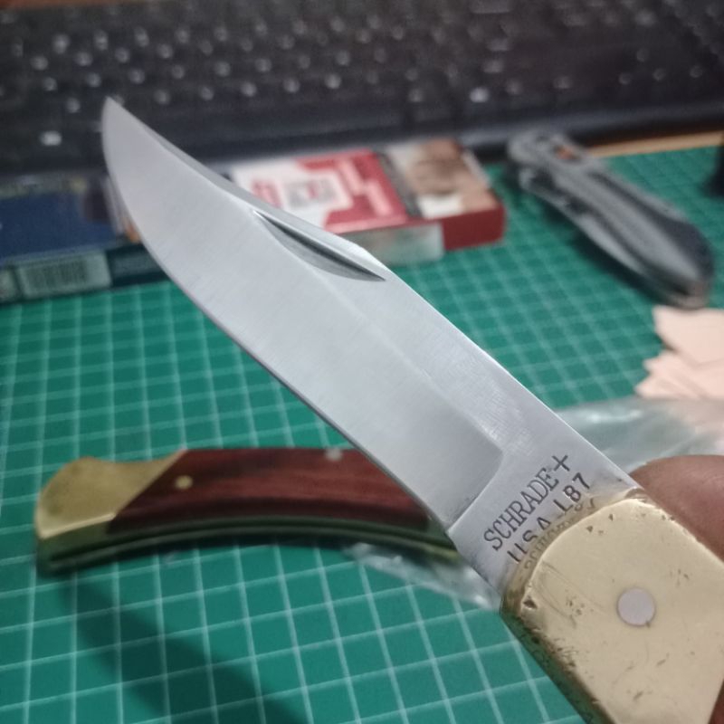 Jual Schrade 470T 60T LB7 Uncle Henry folding knife With lock button ...