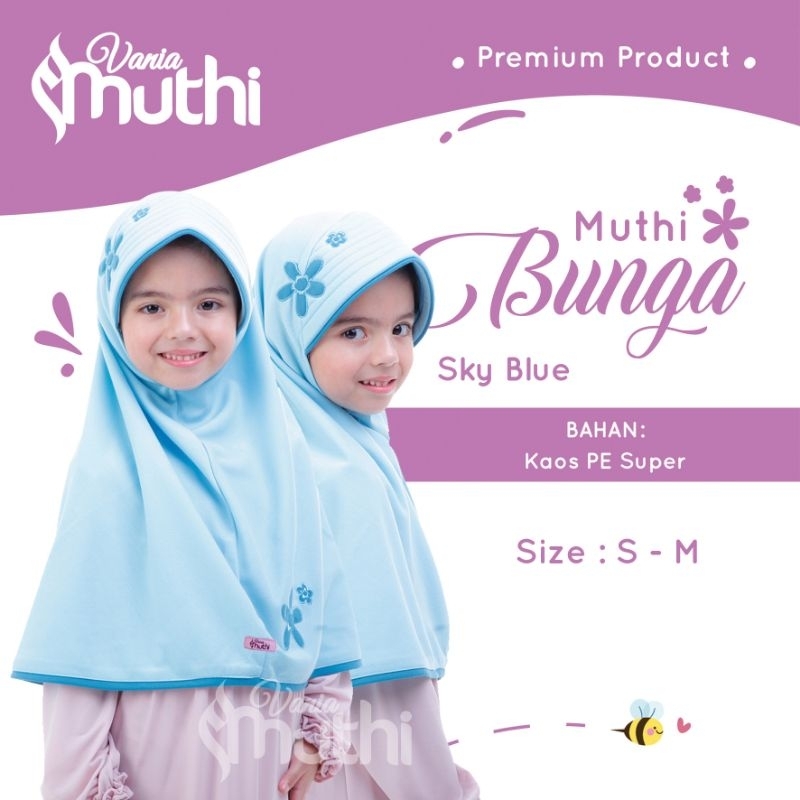 Jual Jilbab Muthi Bunga size M / Jilbab Jasmine Exclusive / Jilbab ...