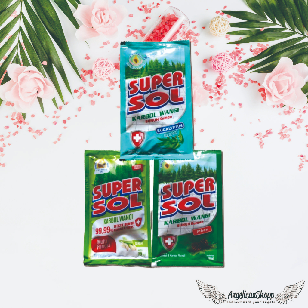 Jual SUPERSOL PEMBERSIH LANTAI KARBOL 40ML | Shopee Indonesia