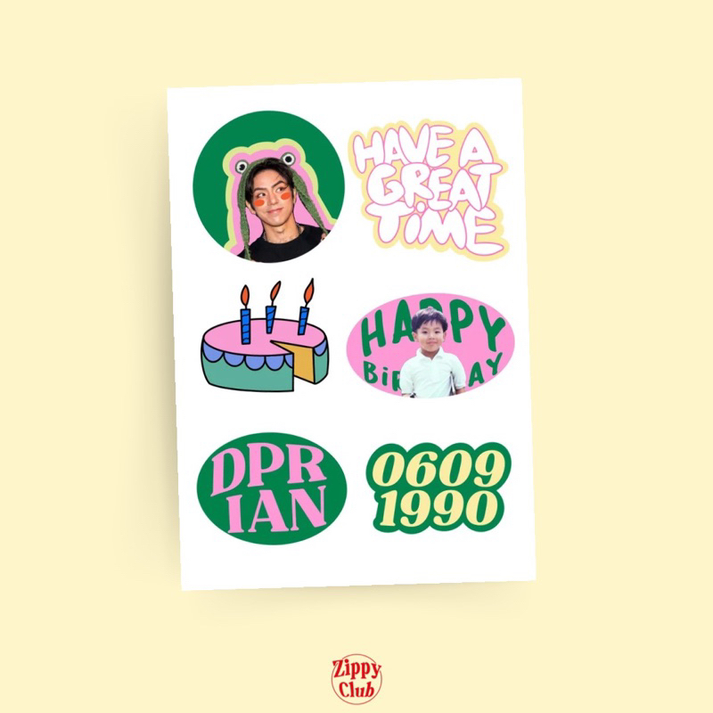 Jual Birthday boy sticker edition (DPR IAN) | Shopee Indonesia