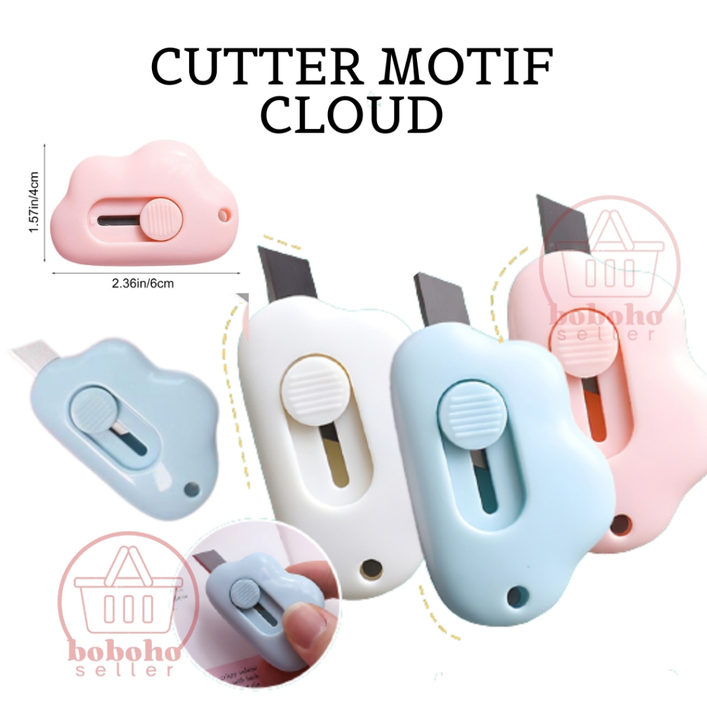 Jual Cutter Mini Lucu Portable Kecil Cute / Pisau Cuter / Alat Pemotong ...