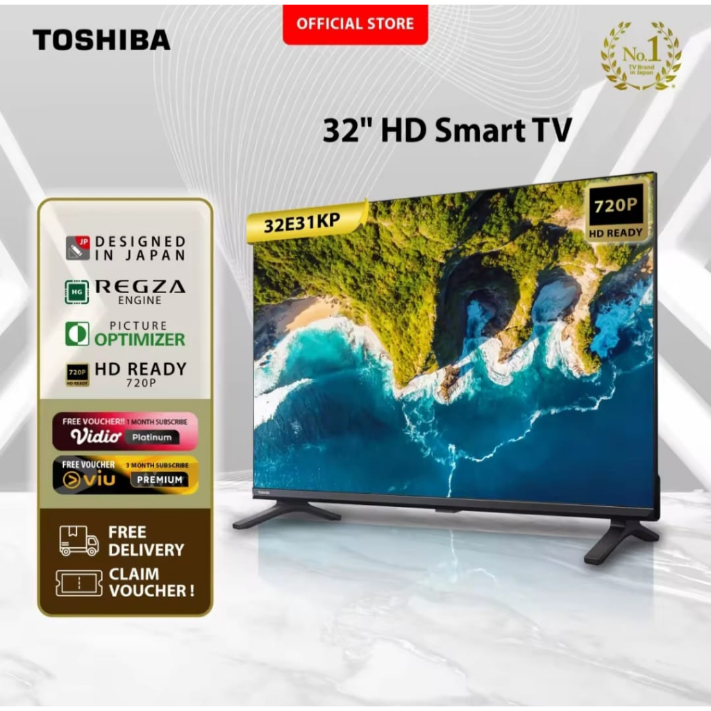 Jual Toshiba TV 32" HD Smart TV-Wifi-Dolby Audio-Digital TV--Screen ...