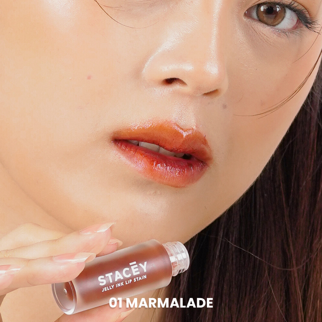 Jual Stacey Jelly Ink Lip Stain - Make up Lip Tint Korea Glossy Plumppy ...