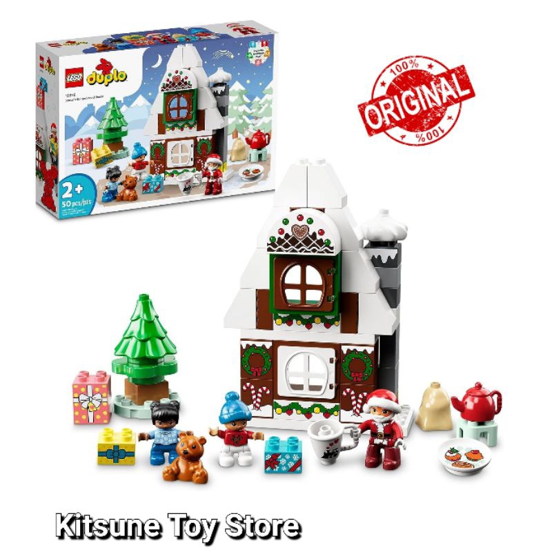 Jual Lego Duplo 10976 Santa's Gingerbread House Original - Mainan Balok ...