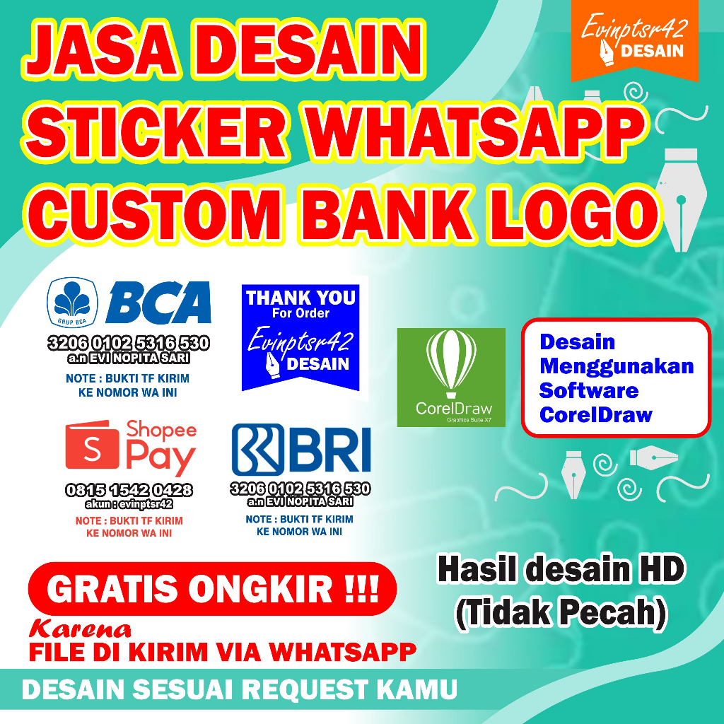 Jual STICKER WA/WHATSAPP STICKER WA CUSTOM | Shopee Indonesia