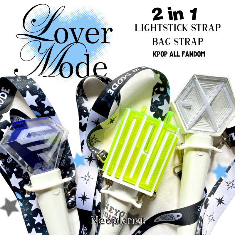 Jual [neoplanet] LOVER MODE strap 2in1 Lightstick Strap / Slingbag ...