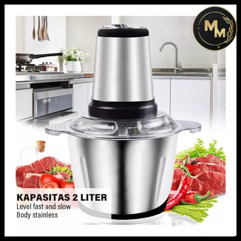 Jual Blender daging stainless blender chopper | Shopee Indonesia