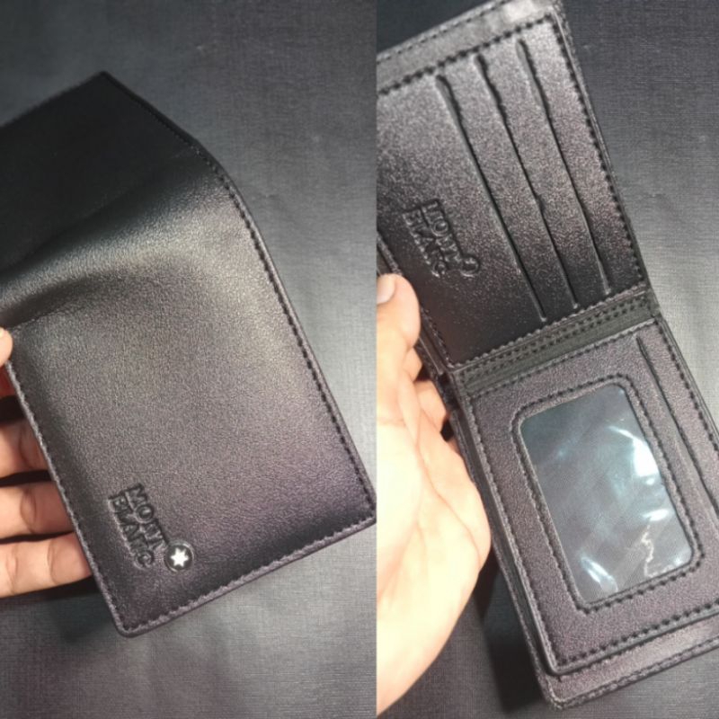 Jual DOMPET lipat dua biasa horizontal bahan kulit sintetis lokal ...