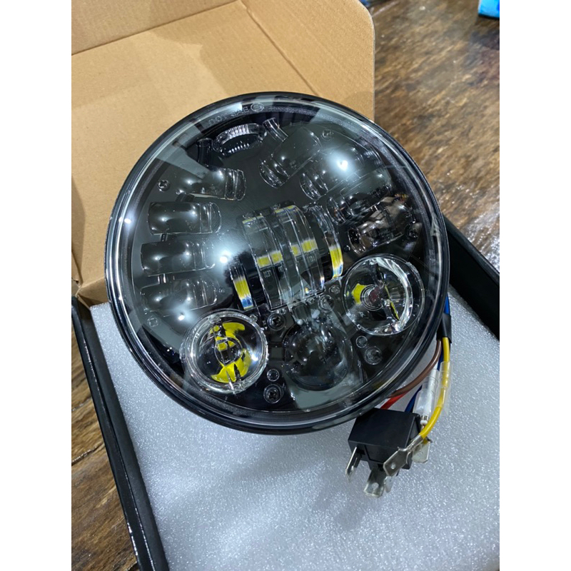 Jual Lampu Daymaker 5 75 Inchi 16 LED Kualitas Bagus Reflektor Lampu ...
