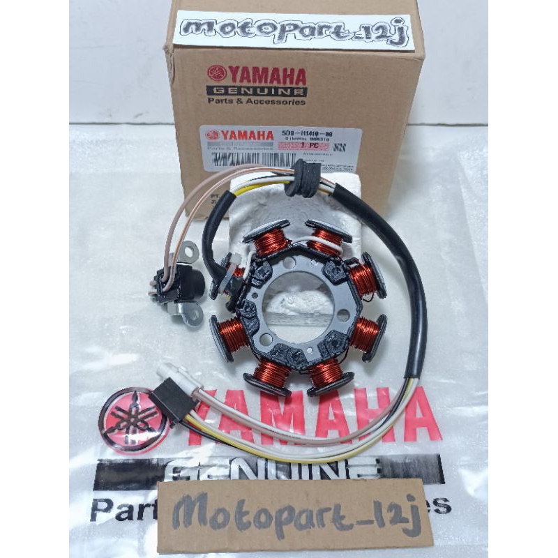 Jual Spull Stator Assy (5D9) Spul Yamaha Vega ZR Jupiter Z new Robot asli Ori | Shopee Indonesia