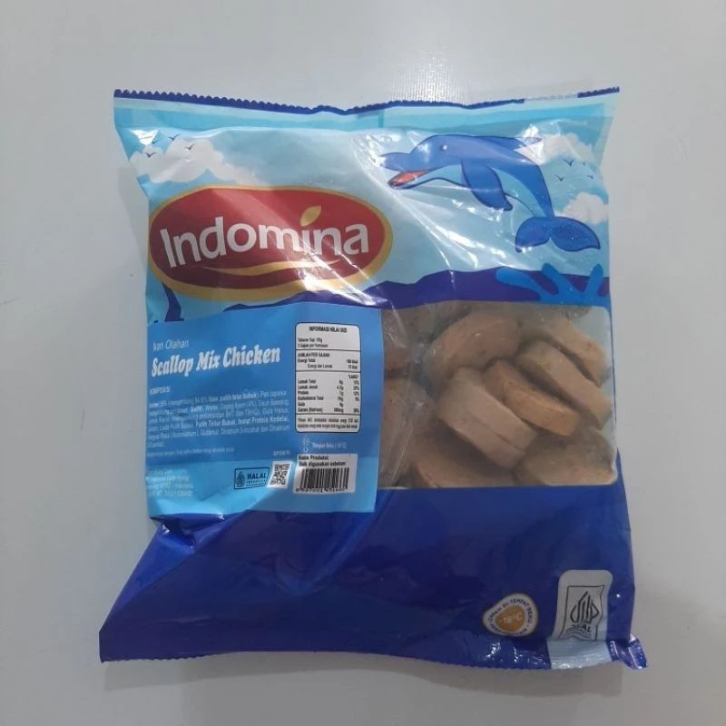 Jual Indomina scallop mix chicken 500gr | Shopee Indonesia