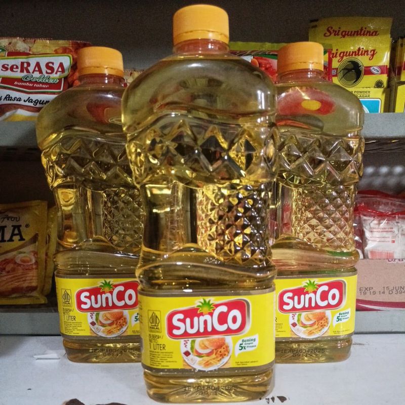 Jual Minyak goreng SunCo 1 liter botol minyak goreng sawit | Shopee ...