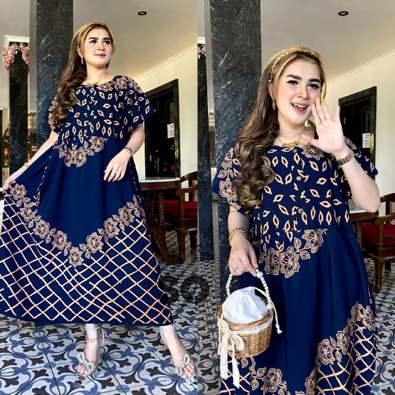 Jual YUVAS BATIK //DRESS JUMBO WANITA TERBARU 2023 BAHAN RAYON KUALITAS ...