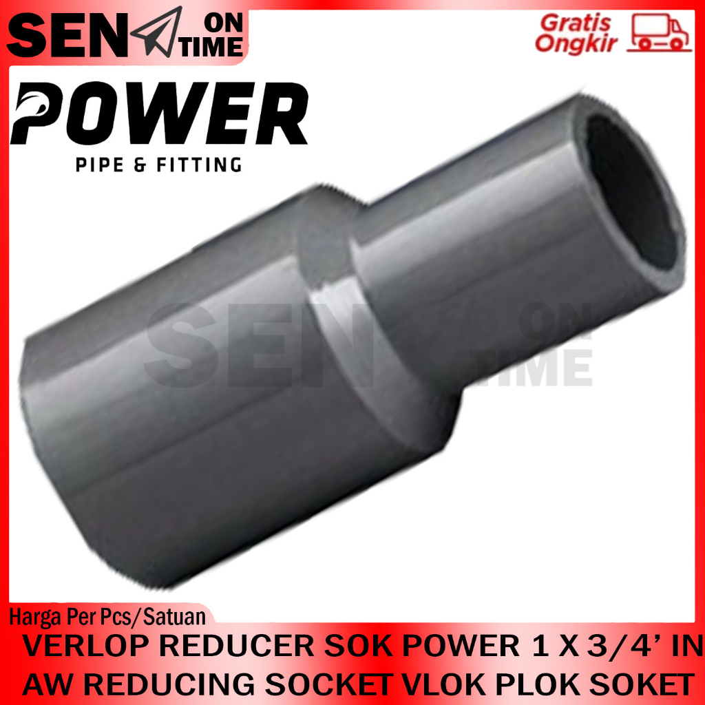 Jual VLOKSOK REDUCING SOCKET REDUCER SOK POWER 1 x 3/4" INCH AW VERLOP ...