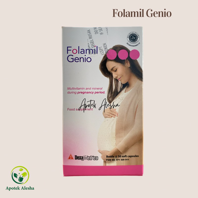 Jual FOLAMIL GENIO ISI 30 CAP | Shopee Indonesia