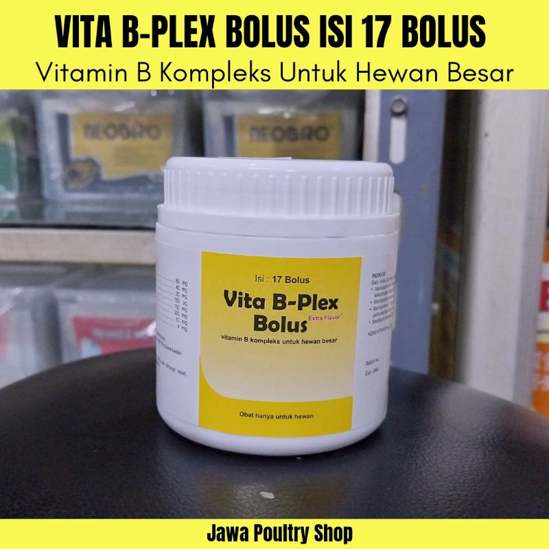 Jual VITA B-PLEX BOLUS EXTRA FLAVOUR - Vitamin B Kompleks Untuk Hewan Besar | Shopee Indonesia