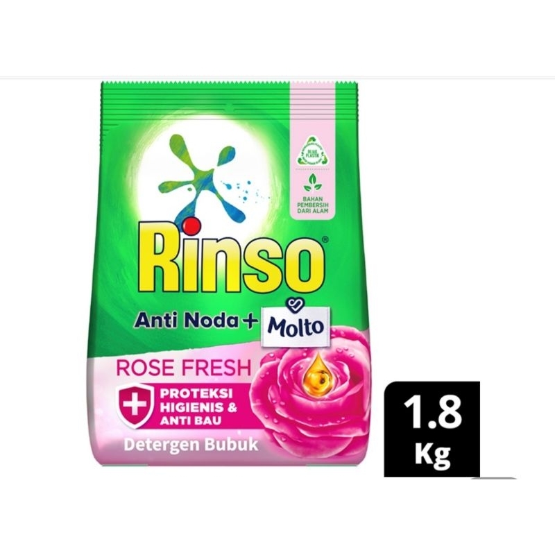 Jual Rinso Detergent Powder Anti Noda 1.8 kg | Shopee Indonesia