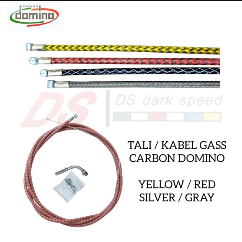 Jual TALI KABEL / GAS CARBON DOMINO,PANJANG 190 CM | Shopee Indonesia