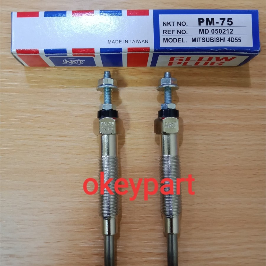 Jual BUSI PEMANAS L300 DIESEL L038 L039 L200 KUDA DIESEL 4D56 12V ME050212 PM75 HKT | Shopee ...