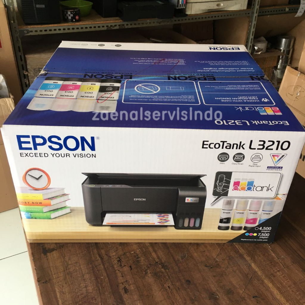 Jual printer epson EcoTank L3210 All in one print scan copy | Shopee Indonesia