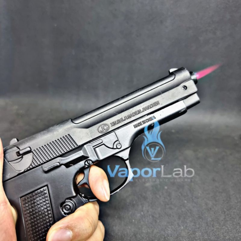 Jual mancis korek api model replika pistol bareta beretta gun lighter ...
