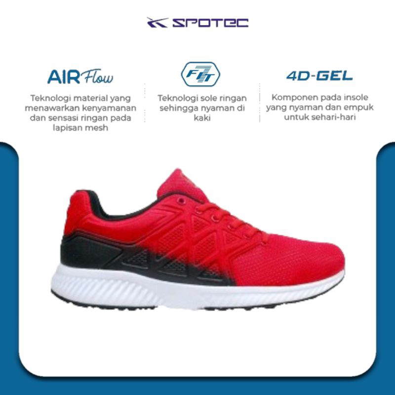 Jual SPOTEC Sepatu RUNNING Artikel NATIVE | Original Spotec | Shopee ...