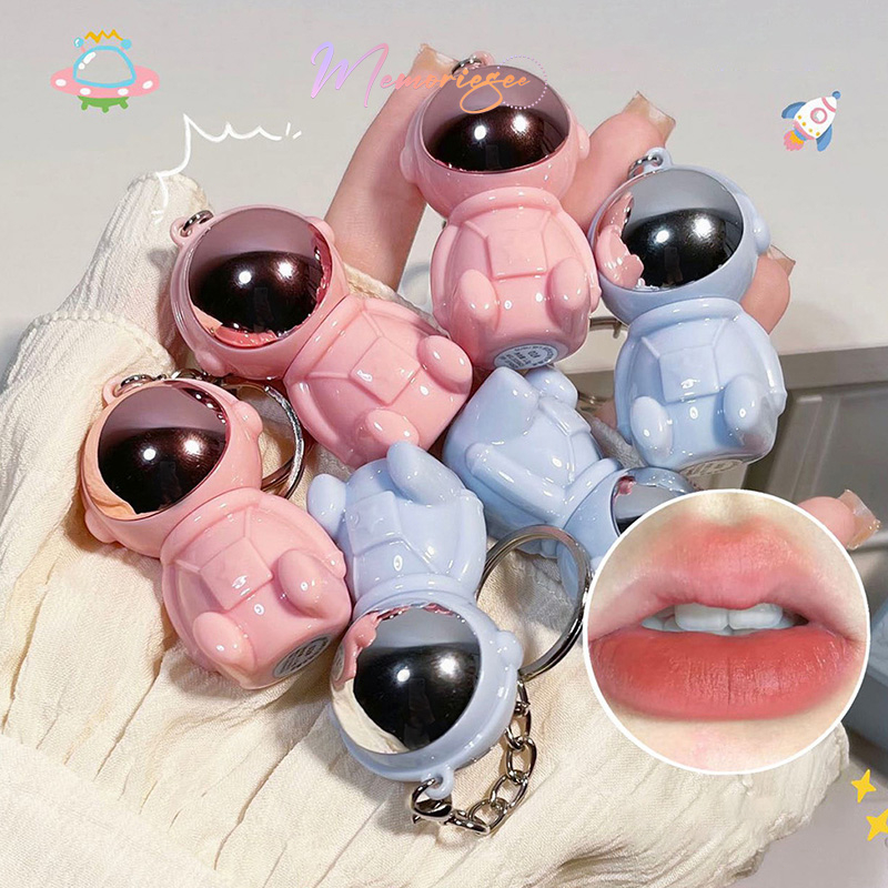 Jual COD&Ready Gantungan Kunci Liptint Lip Matte Astronot Lucu Lipstik Velvet Lip Cream Mist Lip ...