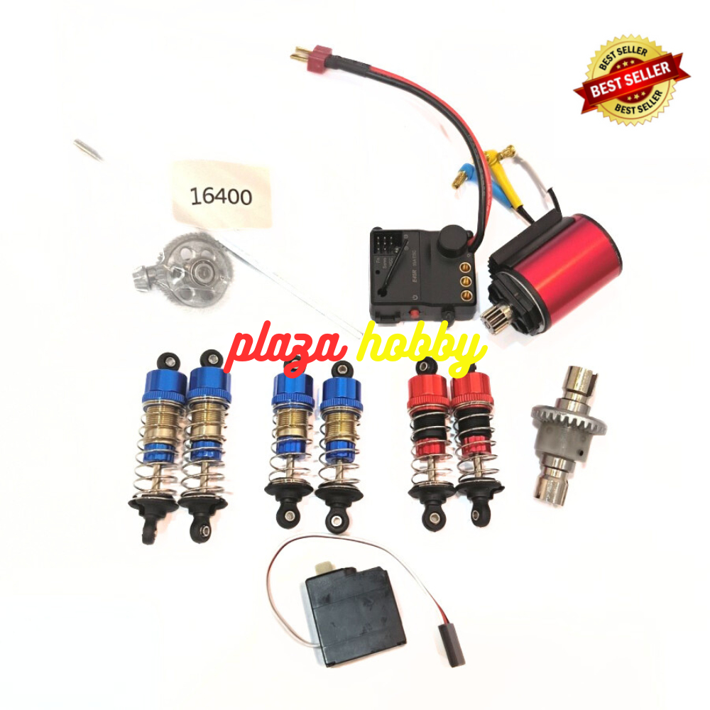Jual part rc car MJX MEW4 M162 M163 ESC E45R dinamo B2835A servo 16701 ...