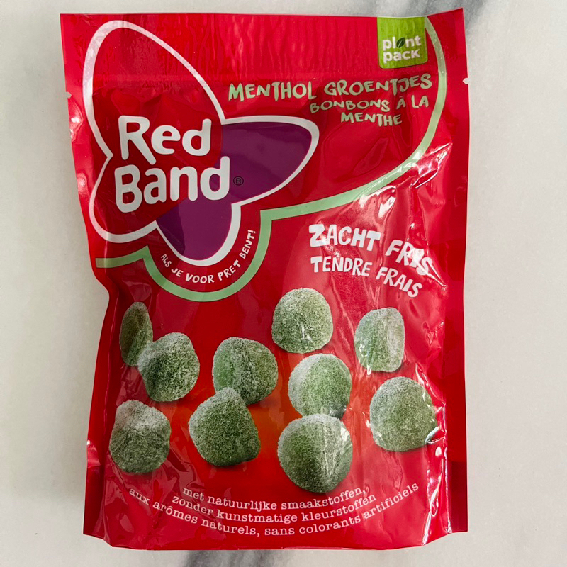 Jual permen valda Red Band menthol groentjes 220g, ori Nederland ...