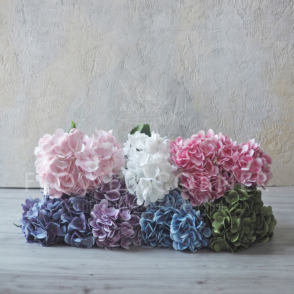 Jual Bunga Artificial Hydrangea Hortensia Premium Latex (B23165 ...