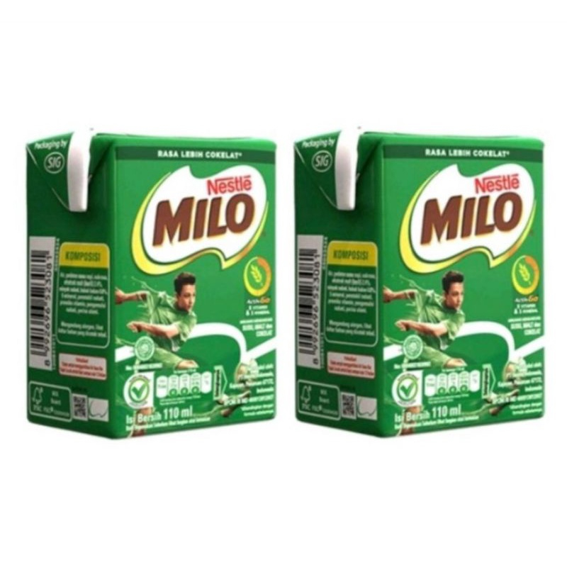 Jual Milo Activ Go Minuman Susu UHT Cokelat 110 | Shopee Indonesia