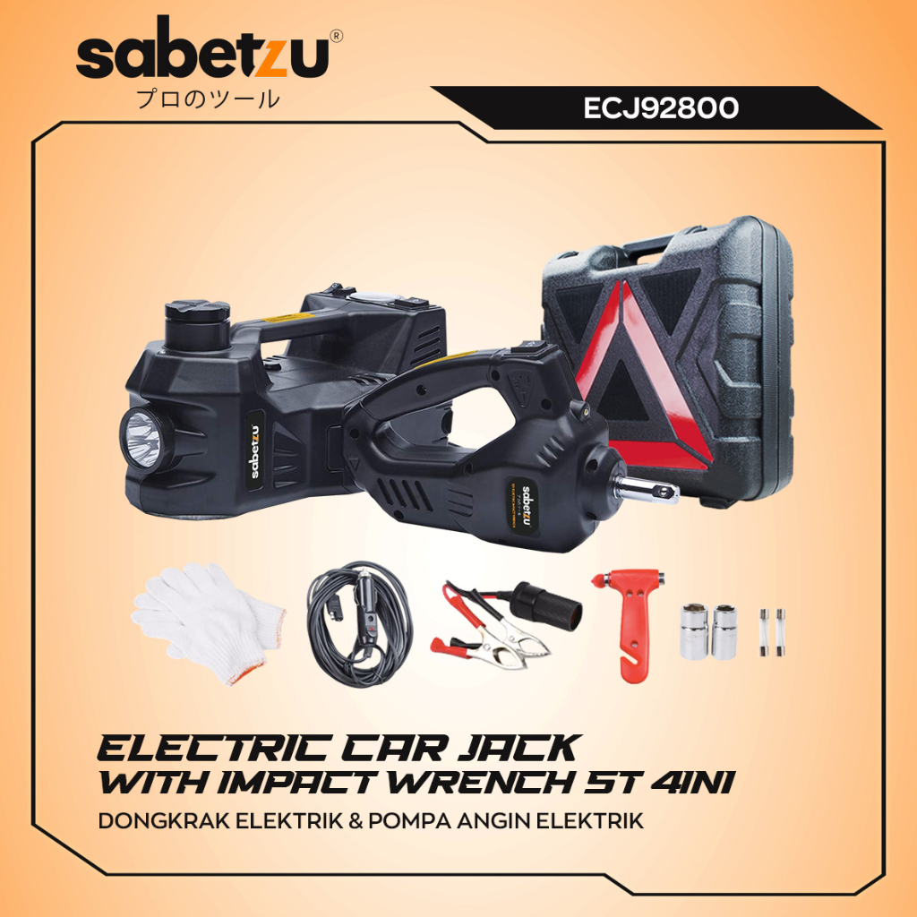 Jual SABETZU Electric Jack Car 5ton - Dongkrak Mobil Elektrik Set ...