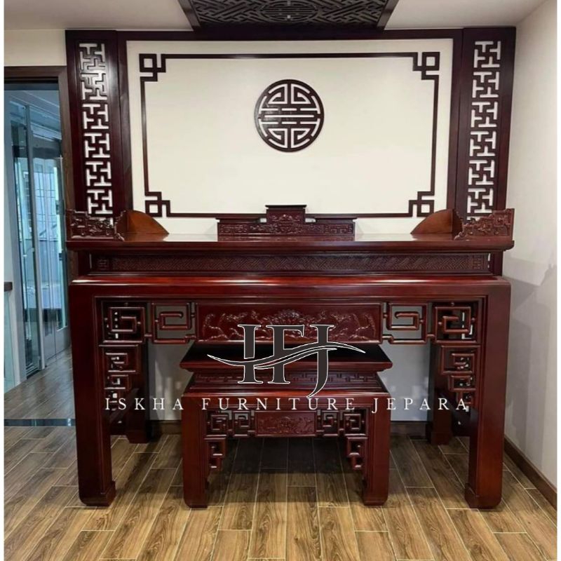Jual MEJA ALTAR KAYU JATI_MEJA SEMBAYANG CINA | Shopee Indonesia