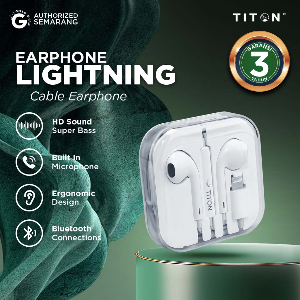 Jual TITON Earphone Headset Iphone 11 Original | Shopee Indonesia