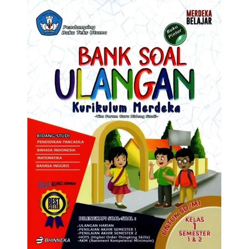 Jual Buku Bank Soal Ulangan Kurikulum Merdeka Kelas 1 Semester 1 dan 2 | Shopee Indonesia